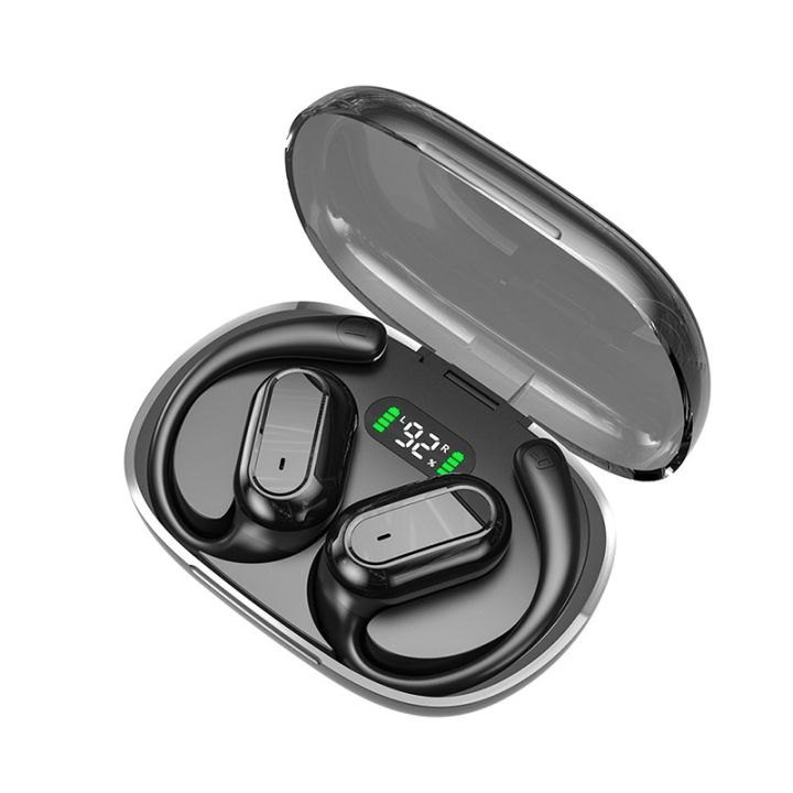 OWS Open Ear Headphones TWS Ear Hook Sport Earphones HiFi Sound Bluetooth Wireless Headset ...