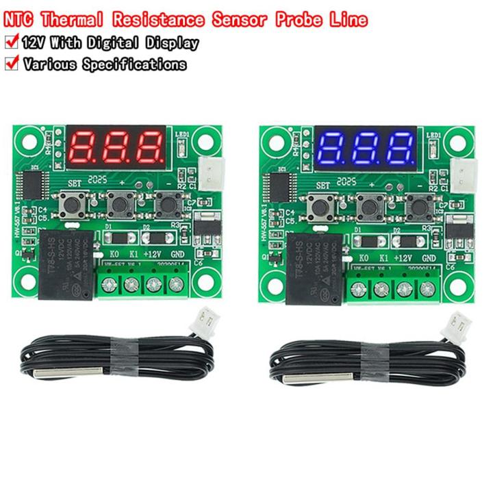 W1209 DC 12V Thermostat Temperature Control Switch Thermometer ...