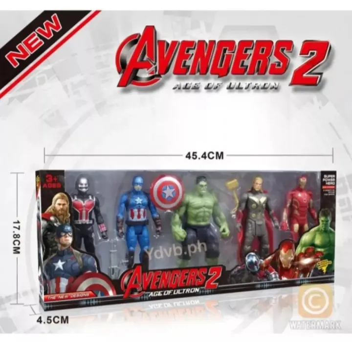 Superhero Action Figure Pack: Set of 5 Heroes with Accessories for Kids ...