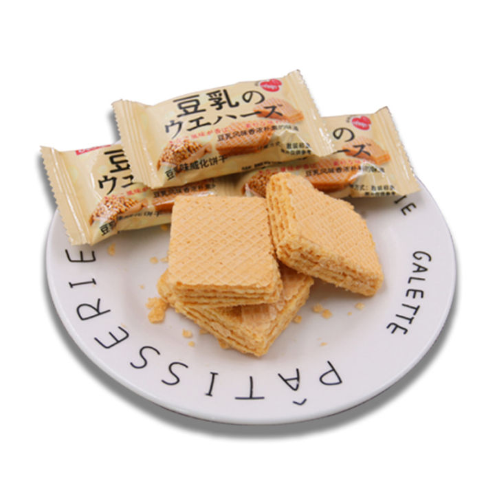 OCOCO soy milk wafer biscuits waffle sandwich card meal Japanese snacks ...