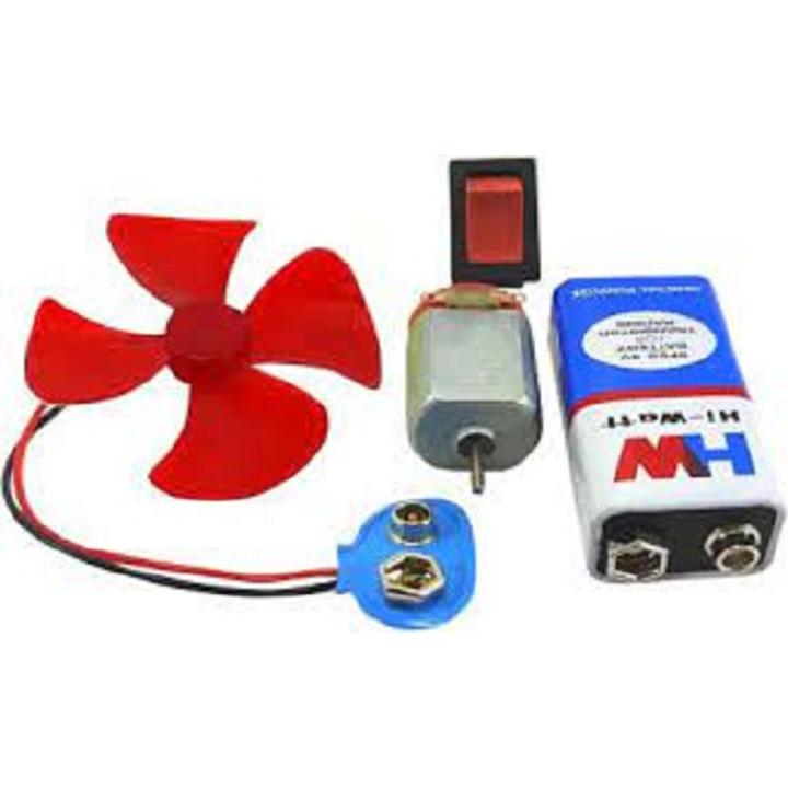 High Quality Mini DC Motor and Fan Set for Electronic/ Science Project ...