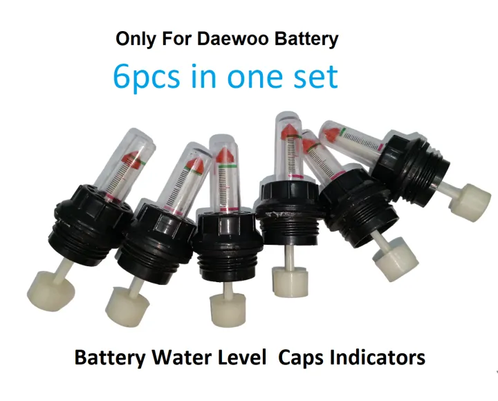 (Only For Daewoo Battery) New Water Level Indicator Battery Caps for ...