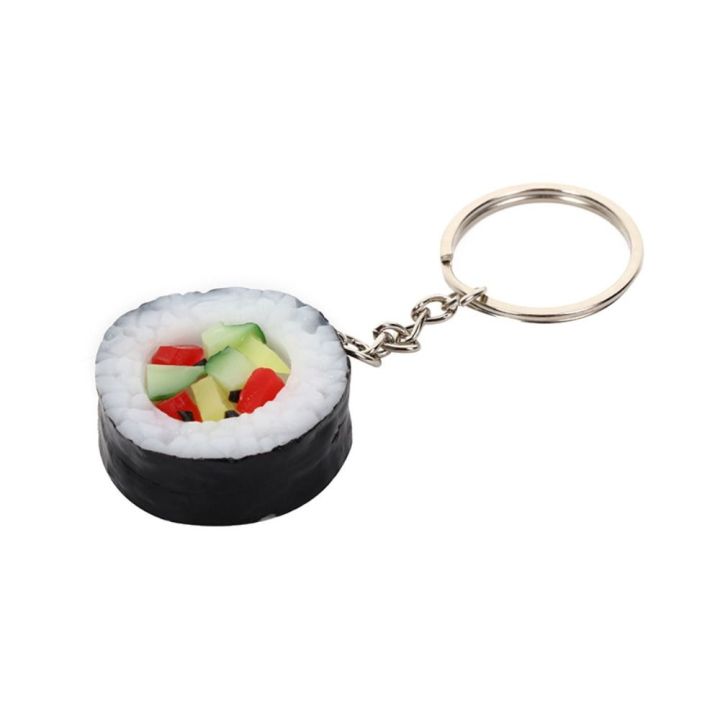 Car Keychains Simulation Food Key Chain Creative Jewelry Accessories ...