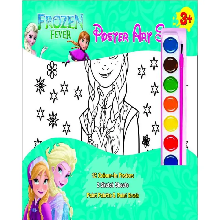 Poster Art Set Frozen Fever | Daraz.pk