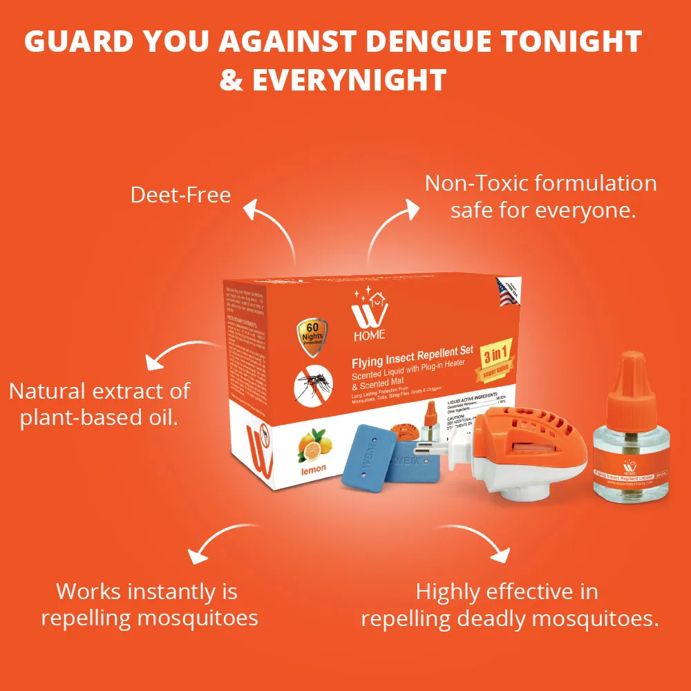 WBM Dengue Defense Kit 3-in-1 Liquid Machine Set | Daraz.pk