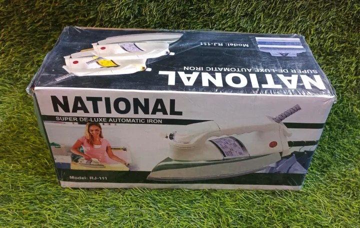 Abid Electric National Iron 220V Automatic Dry Deluxe Iron With 2 Years Warranty | Daraz.pk