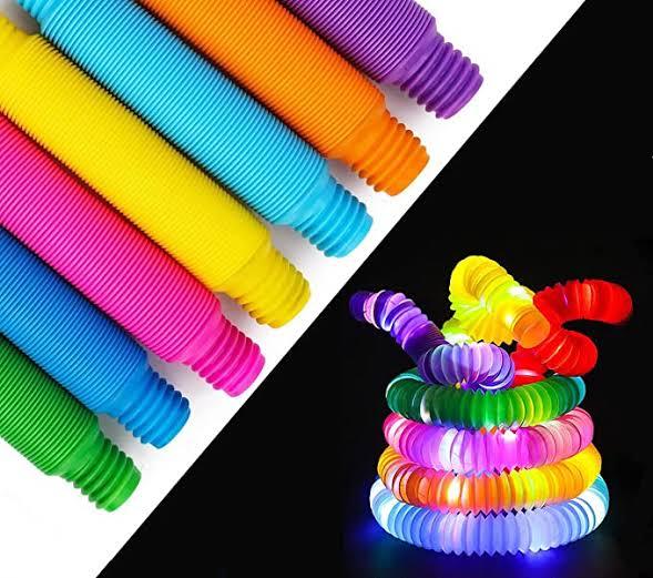 Pop tube with lights-Super Sensory Toys, Mini Pop Tubes for Kids ...