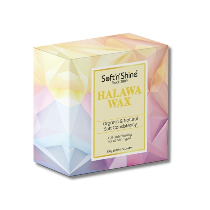 Soft'n'Shine HALAWA WAX Organic & Natural Soft Consistency Full Body ...