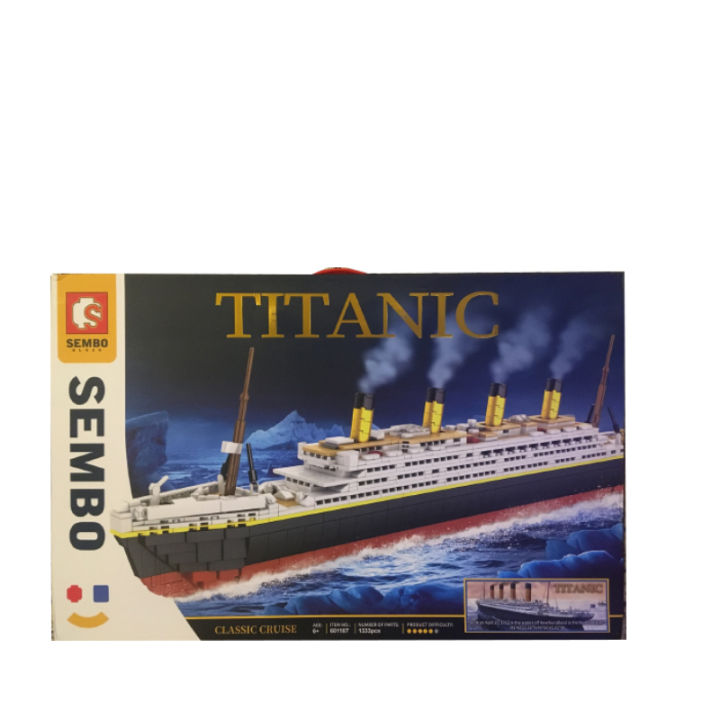 CLASSIC SHIP TITANIC BLOCK ASSEMBLE MODEL BRICK TOY | Daraz.pk