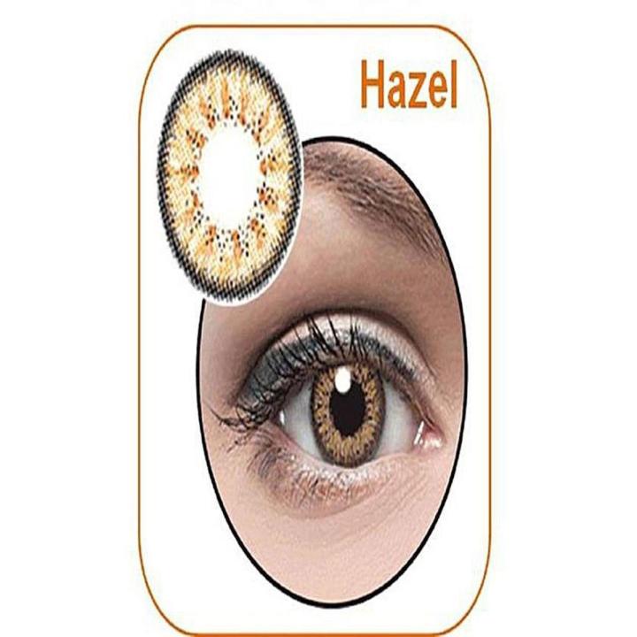 ColorCon Hazel Color Contact Lenses (-0.50 to -6.00 Power) with FREE ...