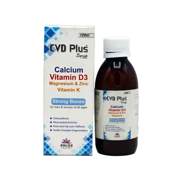 CVD Plus Syrup By Phlox Pharma Strong Bones, Healthy Teeth & Enhanced ...
