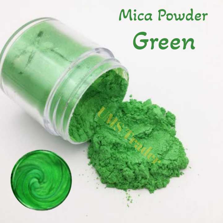 UMS Trader - Mica Powder Pigment “Green Mica” - Multipurpose DIY Arts ...