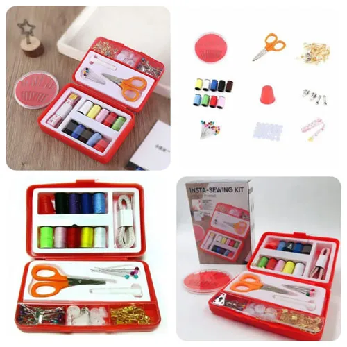 Insta Sewing Kit Travel Sewing Box With Color Needle Threads Basic ...