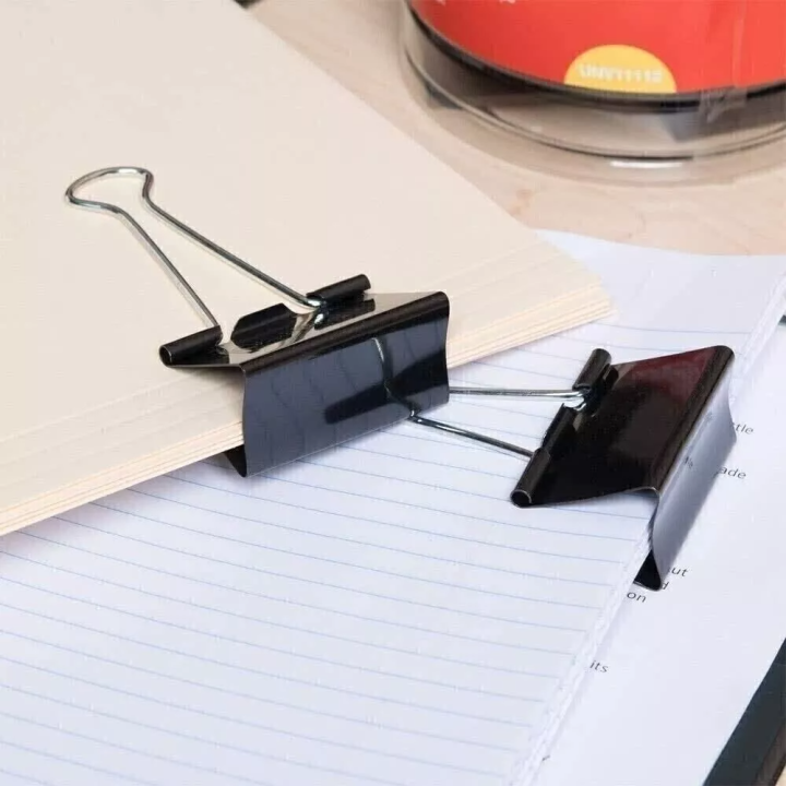 Extra Large Metal Binder Clips | Durable Paper Clamps for Office ...