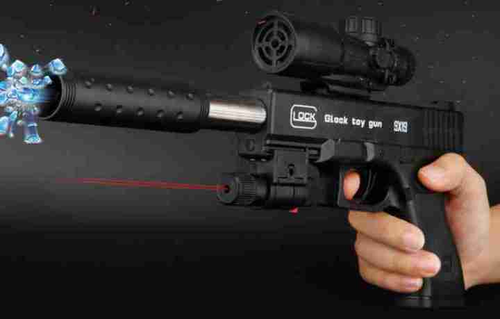 GLOCK TOY GUN BLACK AIRSOFT SPRING TOY GUN BY AIRSOFT GUN Pakistan ...