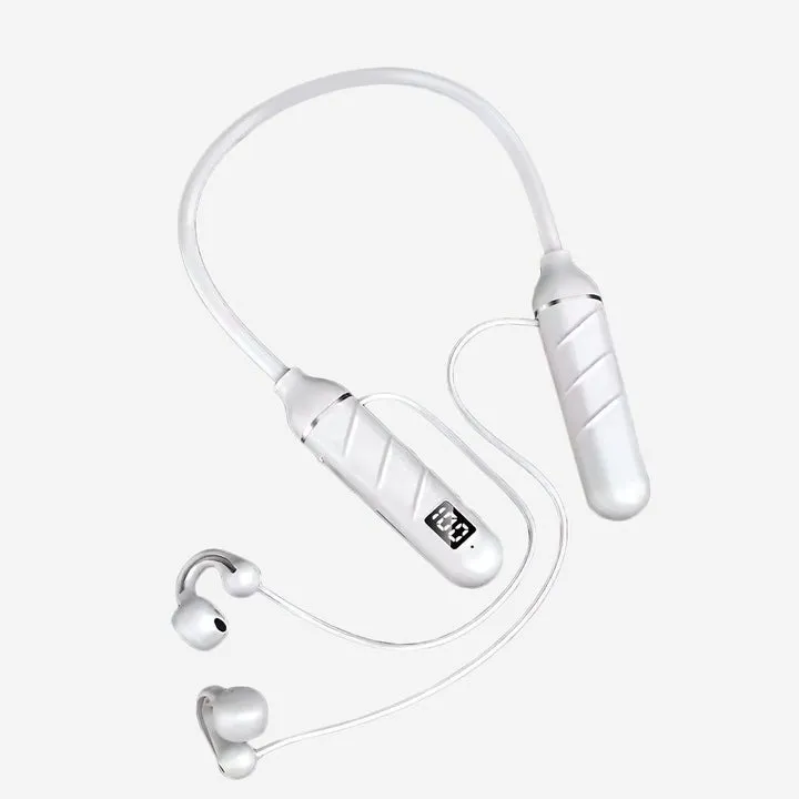 ARCH Stitch Wireless Neckband White – Smart Digital Display | Ultra ...