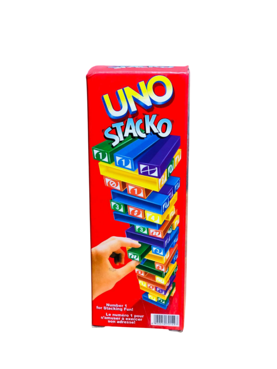 UNO Stacko – Classic Family Stacking Game with Number & Action Blocks ...