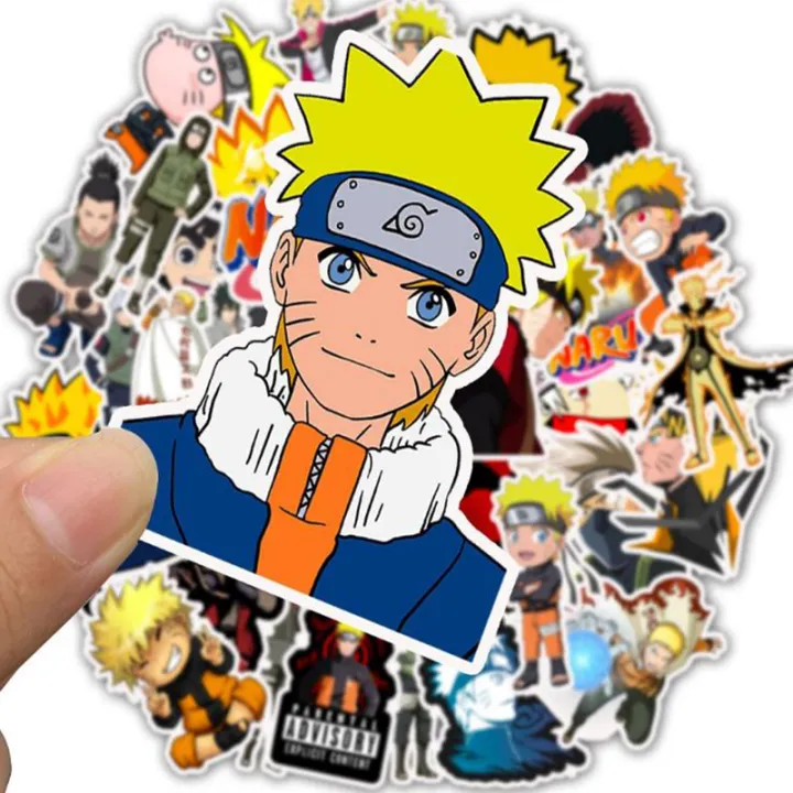 50PCS Naruto Stickers | Anime Uzumaki Stickers | Waterproof Vinyl ...
