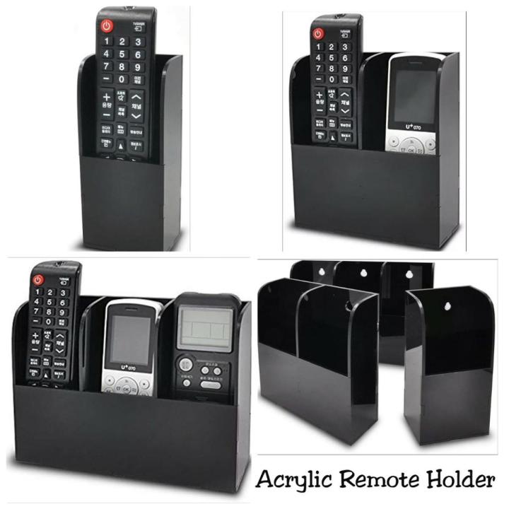 Remote Control Holder Organizer Wall Mount Acriylic Tidy for Air ...