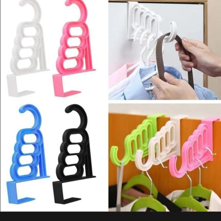 Z.M. DOOR HANGING FOLDABLE CLOTHES HANGER MULTIFUNCTION DRYING RACK ...