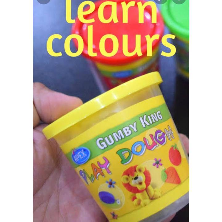 Color clay . Educational toys play dough. Gumby king play dough pack of ...