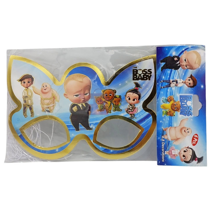Boss Baby Fancy Paper Mask - Paper - Boss Baby Themed Party - Blue ...
