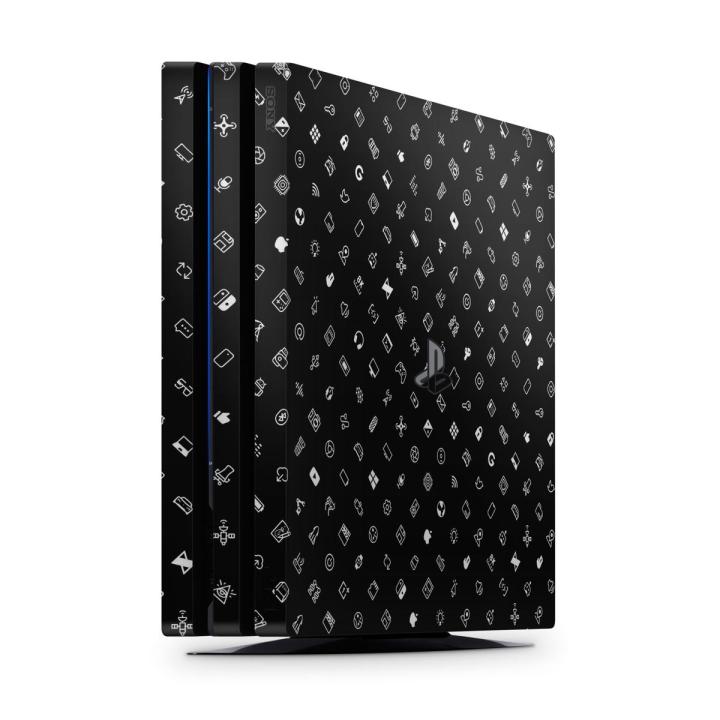 Ps4 Pro Icons Black Skin/Wrap Included One Controller Skin ( Its Not ...