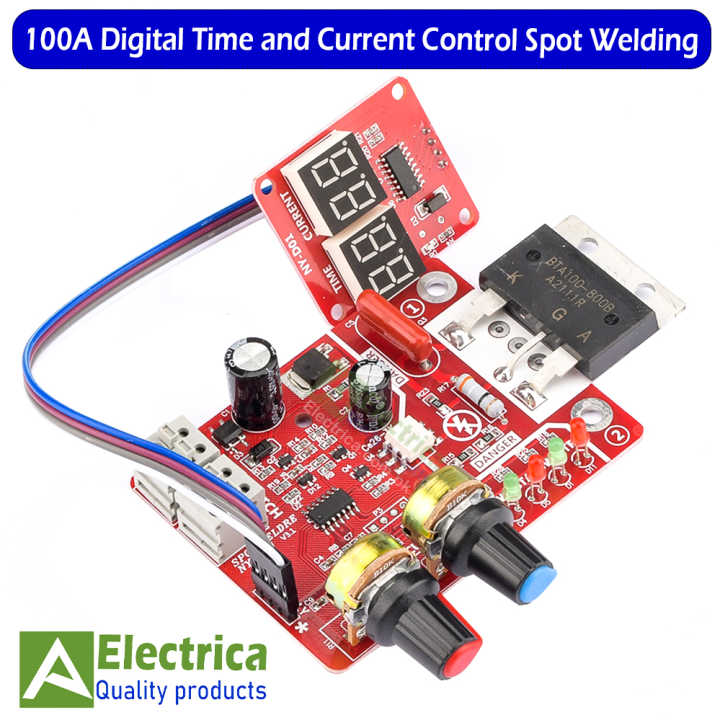 100amp Digital Spot Welding Time & Ćurrent Control with Digital Display ...