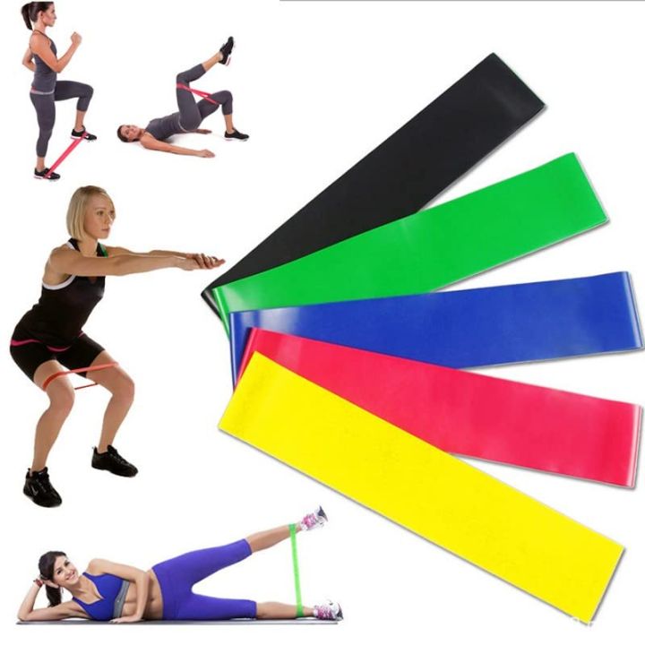 Mini Loop Resistance Bands – Multicolor Latex Hip, Booty & Toning Bands ...