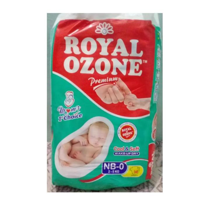 Royal Ozone Baby Dry Diapers New Born Size 1 50 Pcs (Premium) Quality ...