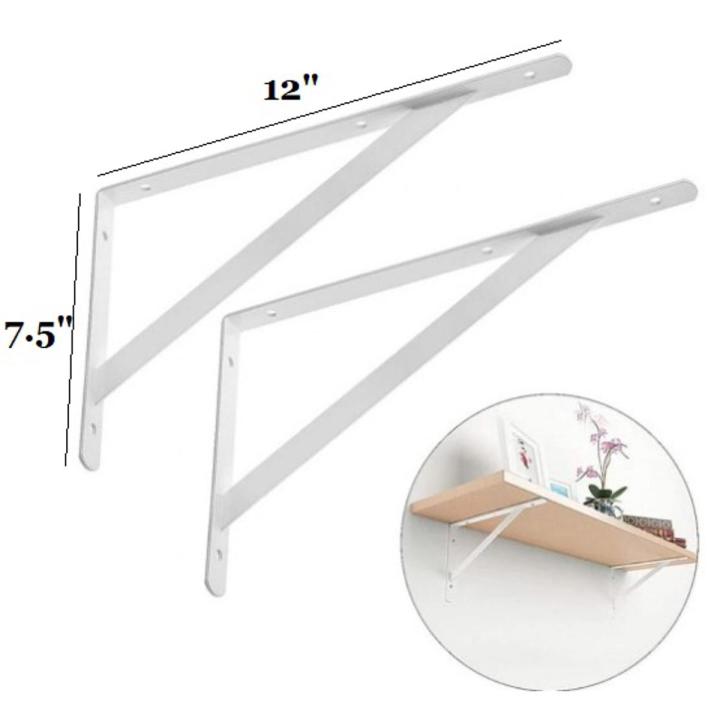 L-type Bracket Wall Metal Support Angle Bracket Shelf Wall-mounted Rack ...
