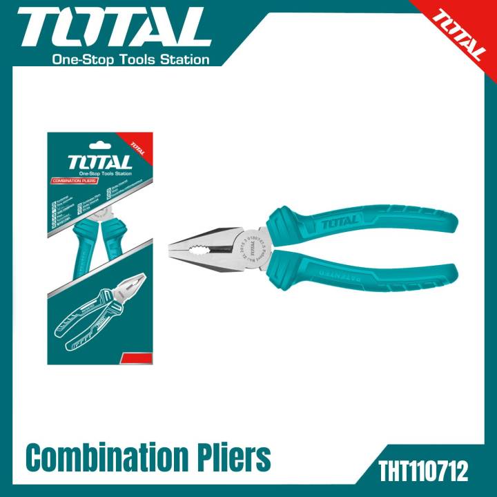 TOTAL 180mm Combination Pliers with Color Handle | TOTAL THT110712 | Daraz.pk