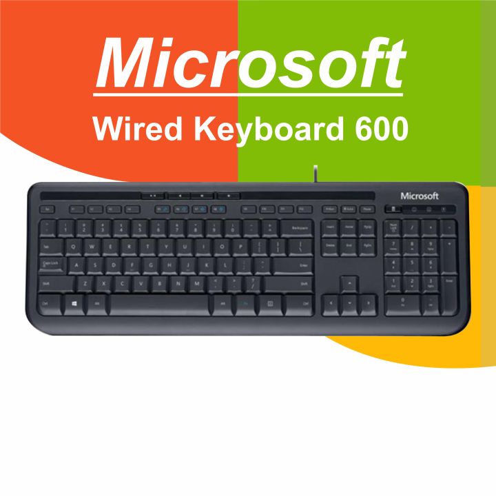MIcrosoft Multimedia Wired Keyboard 600 for Windows, Laptop | Daraz.pk