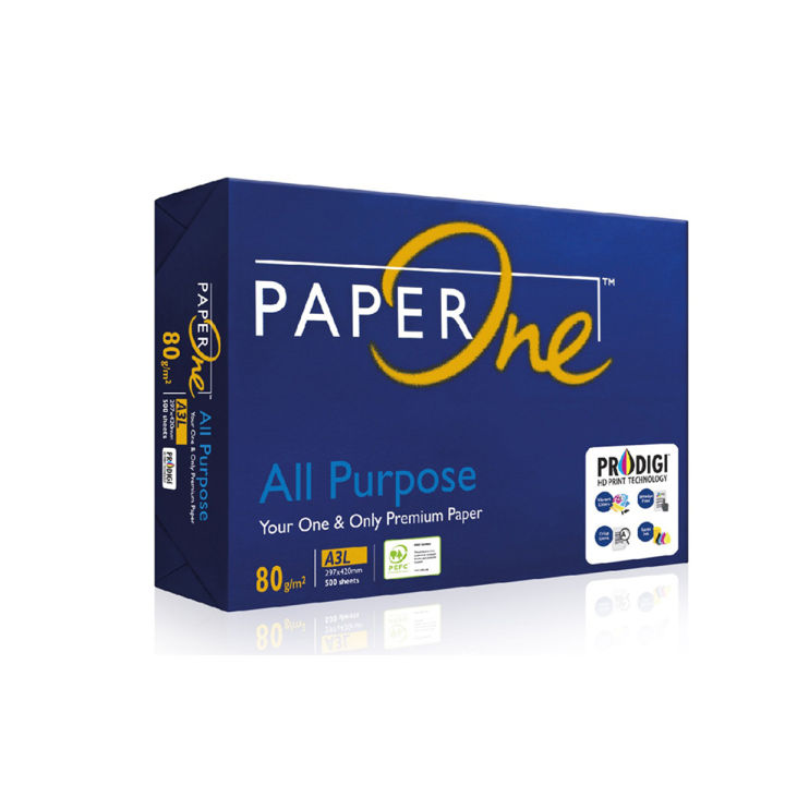 PaperOne All Purpose 80Gm A3 Printing Paper (1Ream) | Daraz.pk