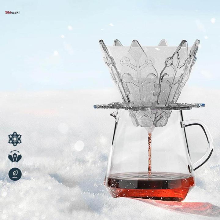 Coffee Filter Cups Cone Coffee Filters Foldable Easy to Clean with ...