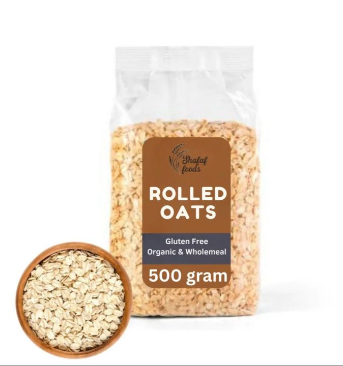 Premium Rolled Oats – 100% Whole Grain – High Fiber & Protein – Ideal ...