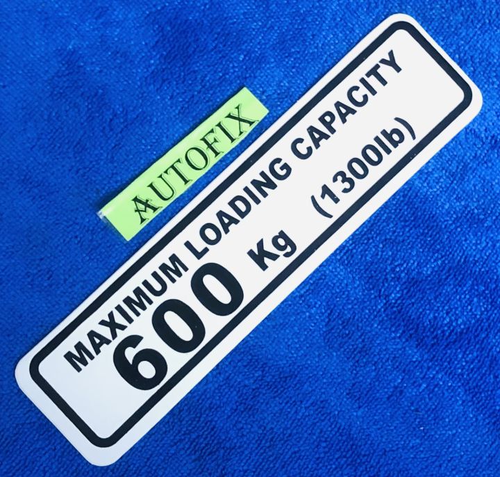 Suzuki Pickup rear loading Sticker 01 PC | Daraz.pk