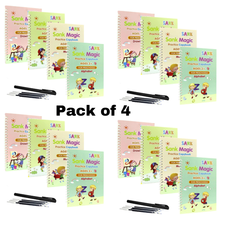 SANK MAGIC BOOKS - Preschool Handwriting Magic Copybook – Reusable ...