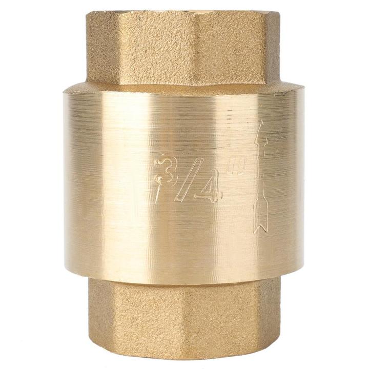 High Accuracy Brass Threaded Check Valve One Way Non-Return Check Valve ...