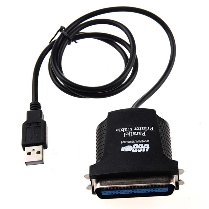 USB → printer parallel port 36pin male conversion cable Black | Daraz.pk