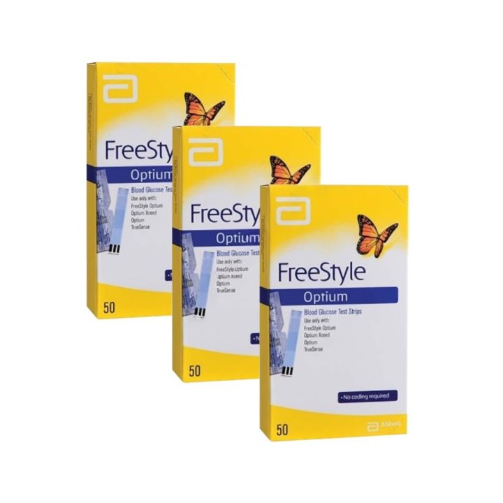 FreeStyle Optium 100 Strips | Accurate Blood Glucose Monitoring Strips ...