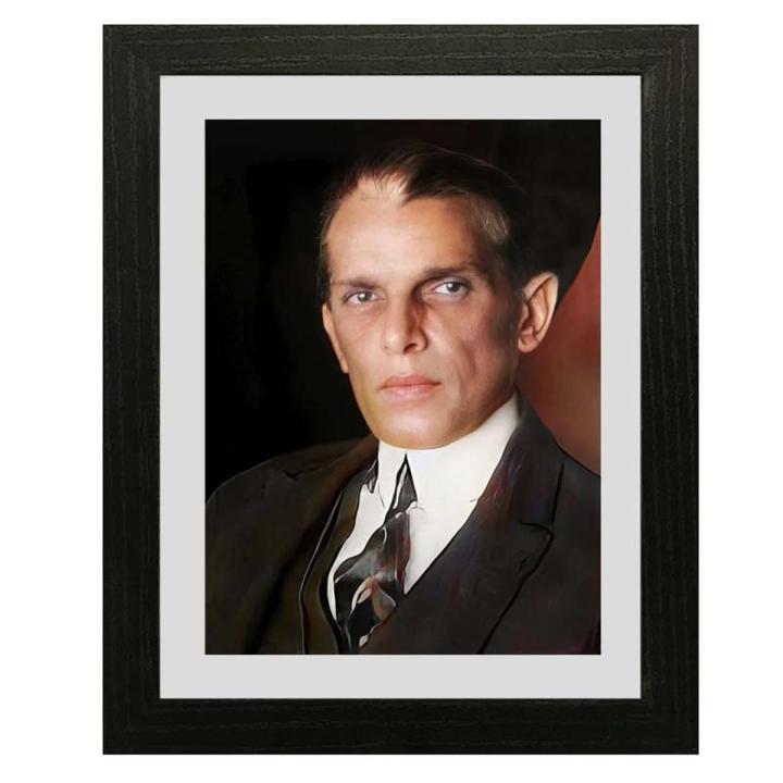 Quaid-e-Azam MA Jinnah Portrait Frame For Office Decor Sahal Store ...
