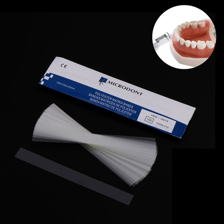 Dental Polyester Matrix Bands Stainless Steel Matrix Retainer Matrices ...