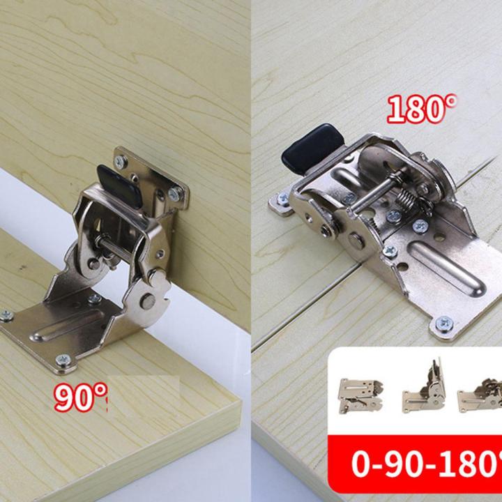 OUMERY 2PCS 0-90-180 Degree Self-Locking Folding Hinge Table Legs ...