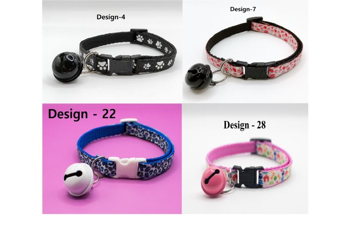 Cat Kitten Adjustable Pet Neck Collar With Big Bell Colar PS1151 PS-CO ...