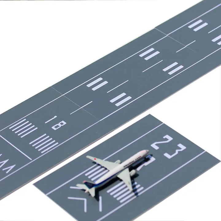 DIY Mini Simulation Passenger Aircraft Model Runway Platform Civil ...