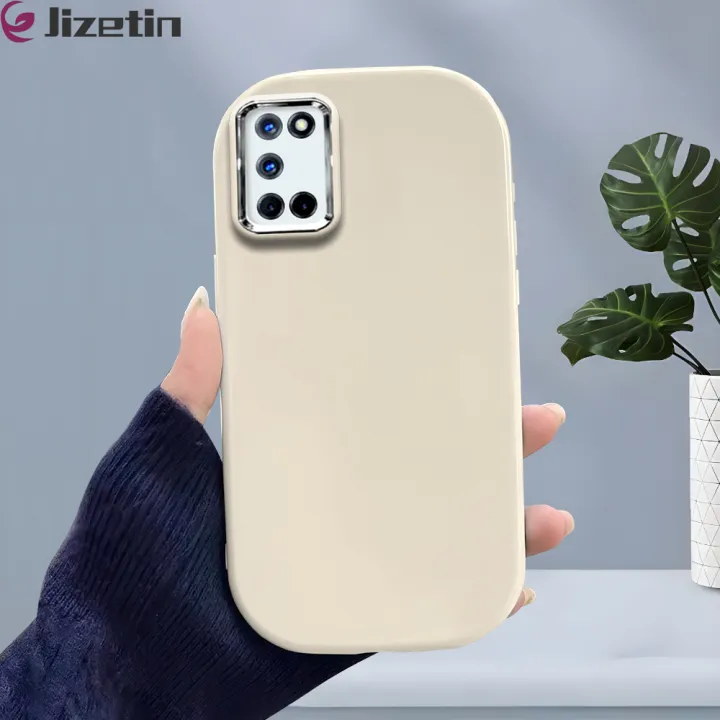 Jizetin for OPPO A52 A92 Back Cover Luxury Color Bright Lens Frame ...