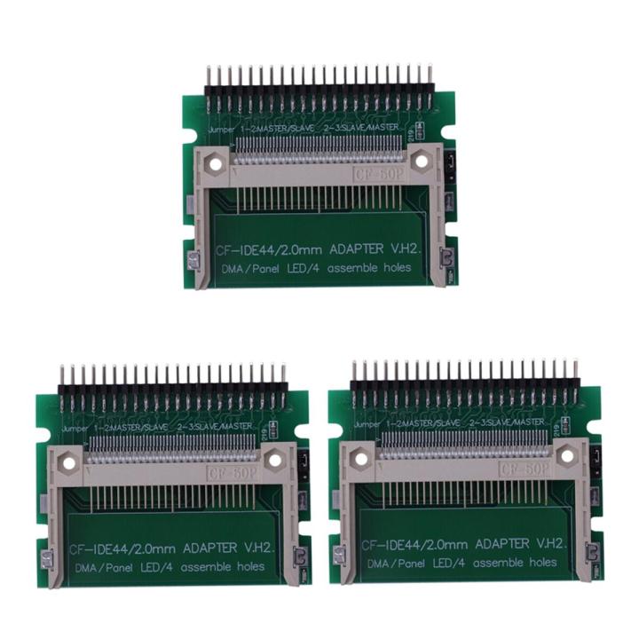 3X IDE 44 Pin Male to CF Compact Flash Male Adapter Connector | Daraz.pk