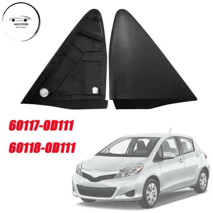 1 Pcs RIGHT Side Car Side Mirror Corner Triangle Fender Cover Trim For ...