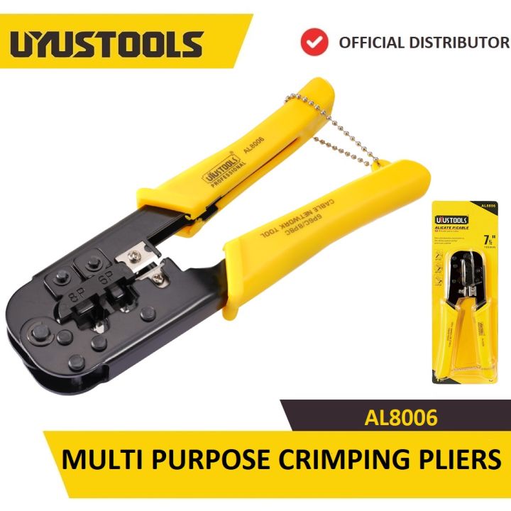 MULTI PURPOSE CRIMPING PLIERS - UYUSTOOLS AL8006 | Daraz.pk